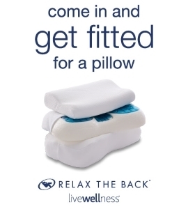 Free Pillow Fitting from Relax The Back @ The Village at Burlington ...