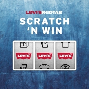 Scratch & Win on a Red Tab In Store at Levi's from Levi's® Outlet Store ...