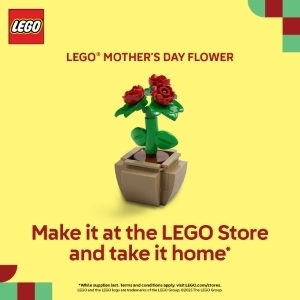 Build a LEGO® Mother's Day Flower and take it home from LEGO Store at ...