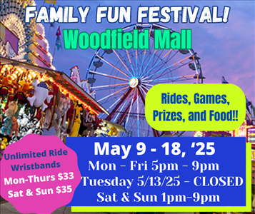 "Family Fun Festival!" from at Woodfield Mall™ - A Shopping Center in ...
