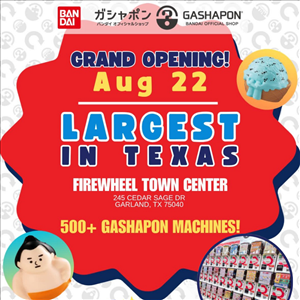 Grand Opening: Gashapon Bandai Official Shop from Gashapon Bandai ...