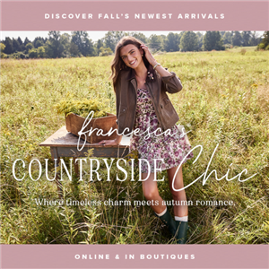 Fall In Love With Countryside Chic from Francesca's Collections at ...