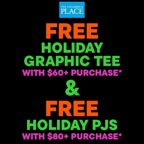 FREE Holiday Graphic Tee & PJs from The Children's Place at St. Charles ...
