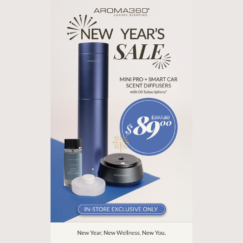 Aroma360 Mini Pro + Car Diffuser $89 from Aroma 360 at The Mall at ...