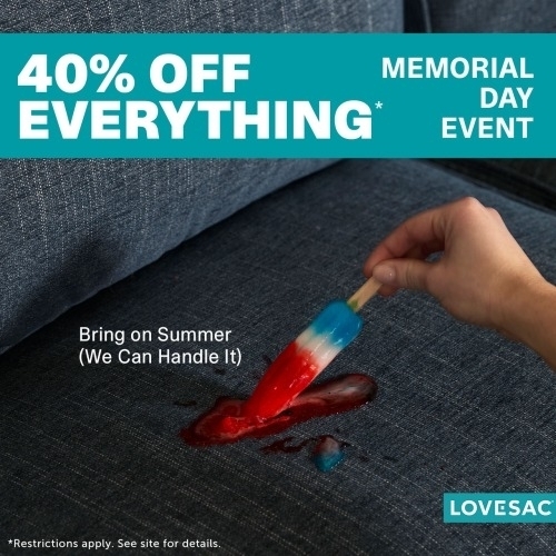 Memorial Day Event 40% Off Everything from Lovesac at Twelve Oaks® - A ...