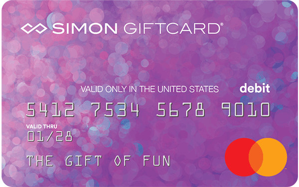 Simon Rewardcard® | Simon Giftcard® Account Sales